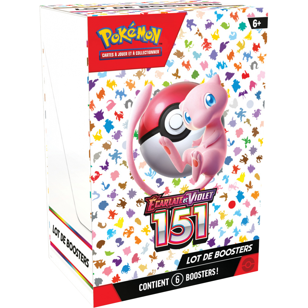 Coffret Bundle de 6 Boosters Pokémon 151 Écarlate et Violet – Cartes ...